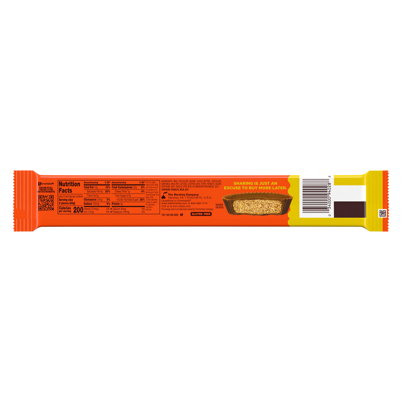 Reese's Milk Chocolate Peanut Butter Cups Super King Size 4.2oz ...
