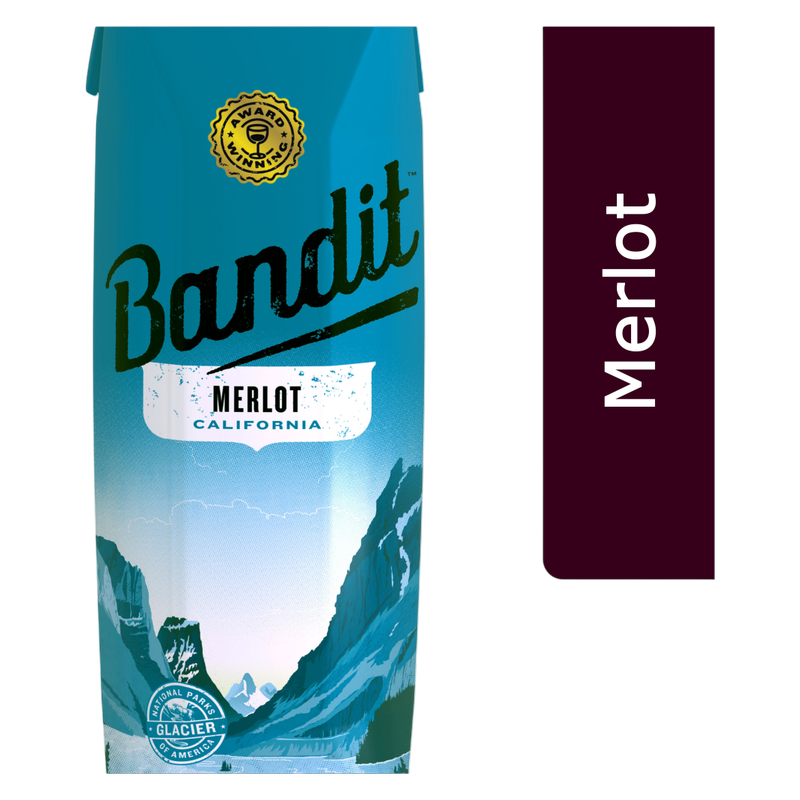 Bandit Merlot 750ml : Alcohol fast delivery by App or Online