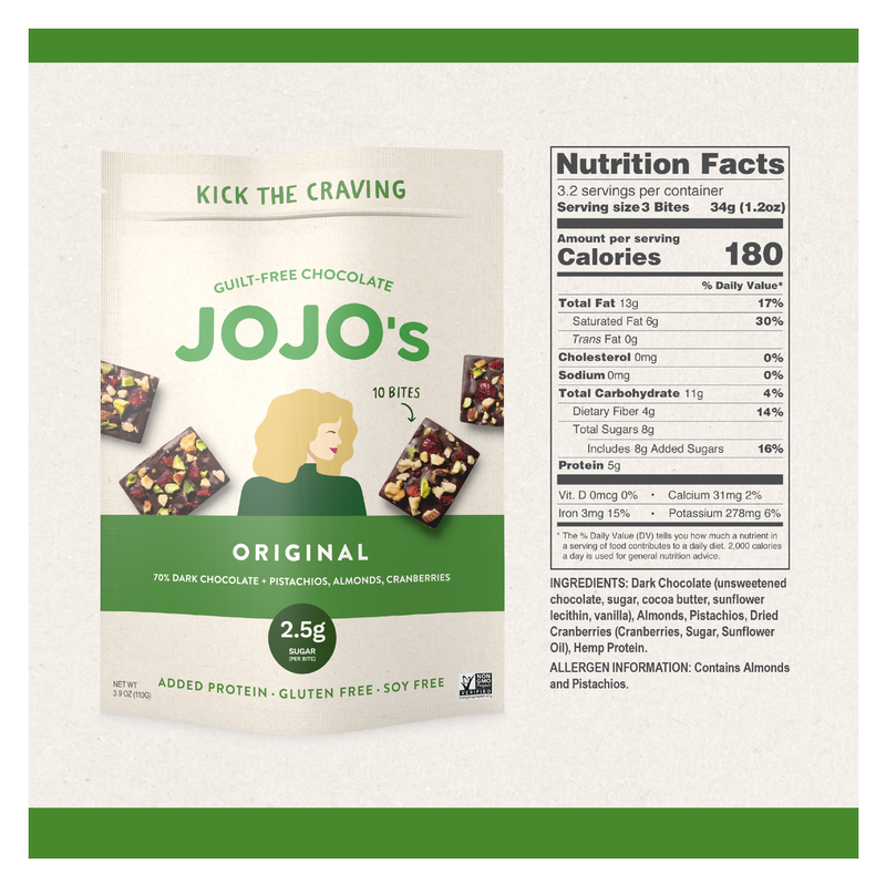 JOJO's Original Chocolate Bites 3.9oz : Snacks fast delivery by App or ...