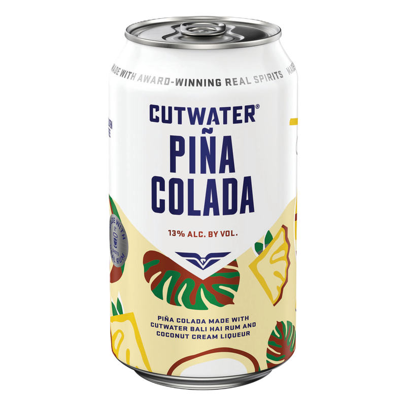 Cutwater Rum Piña Colada 4pk 12oz Cans 13% ABV : Alcohol fast delivery ...