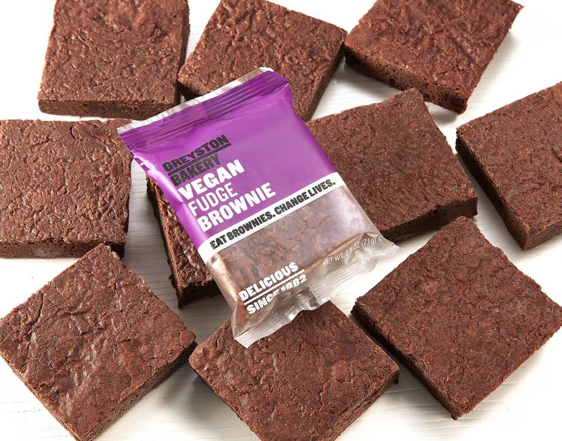 Greyston Bakery Vegan Fudge Brownie 2.5oz : Snacks fast delivery by App ...