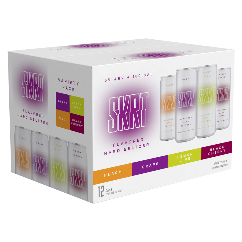 SKRT Hard Seltzer Variety 12pk 12oz can 5% ABV : Alcohol fast delivery ...