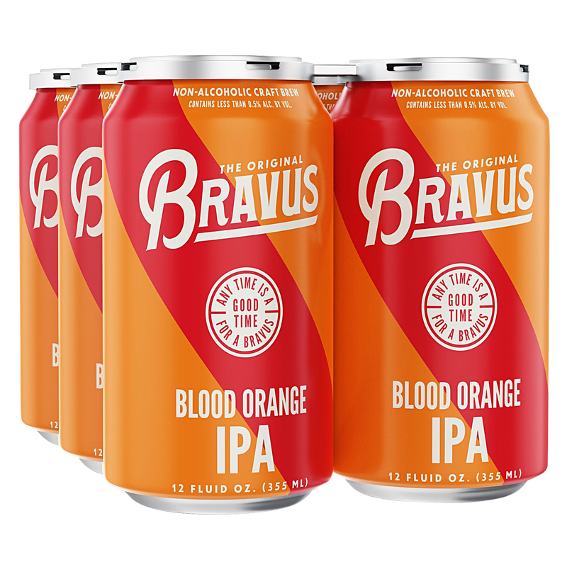 Bravus Brewing Co. Blood Orange Non-Alcoholic IPA 6pk 12oz Cans ...
