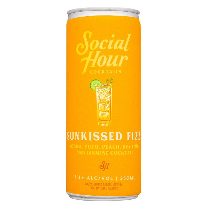 Social Hour Sunkissed Fizz 250ml : Alcohol fast delivery by App or Online