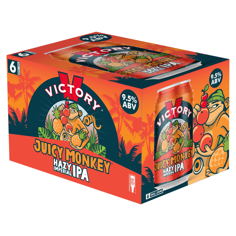 Victory Juicy Monkey 6pk 12oz Can 9.5% ABV : Alcohol fast delivery by App or Online