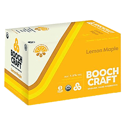 Boochcraft Kombucha Lemon Maple 6pk 12oz Can : Alcohol fast delivery by ...