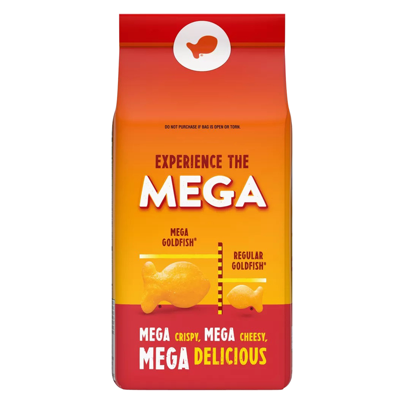 Goldfish Mega Bites Sharp Cheddar 5.9oz : Snacks fast delivery by App ...