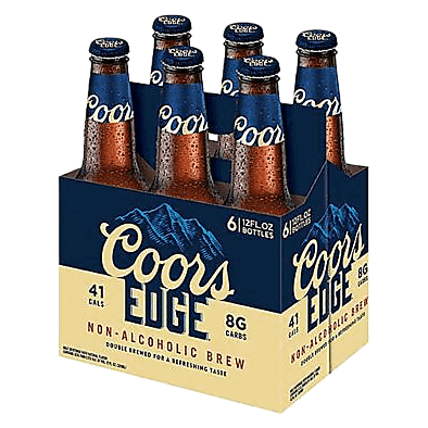 Coors Edge Non-alcoholic 6pk 12oz Btl : Alcohol fast delivery by App or Online