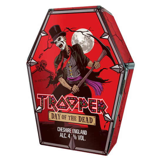 Robinson's Trooper Day of the Dead Coffin Pack 2pk 16.9oz Cans ...