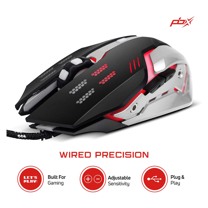 PBGA12 Gladiator Wired Gaming Mouse : Home & Office fast delivery by ...