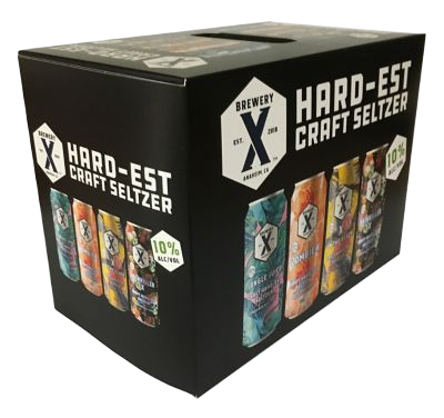 Brewery X Hard Seltzer Variety Pack 12pk 12oz Can Alcohol, 47% OFF