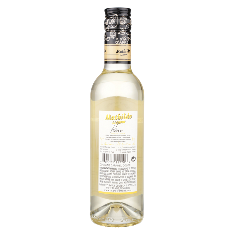 Mathilde Liqueur Poire 375ml : Alcohol fast delivery by App or Online