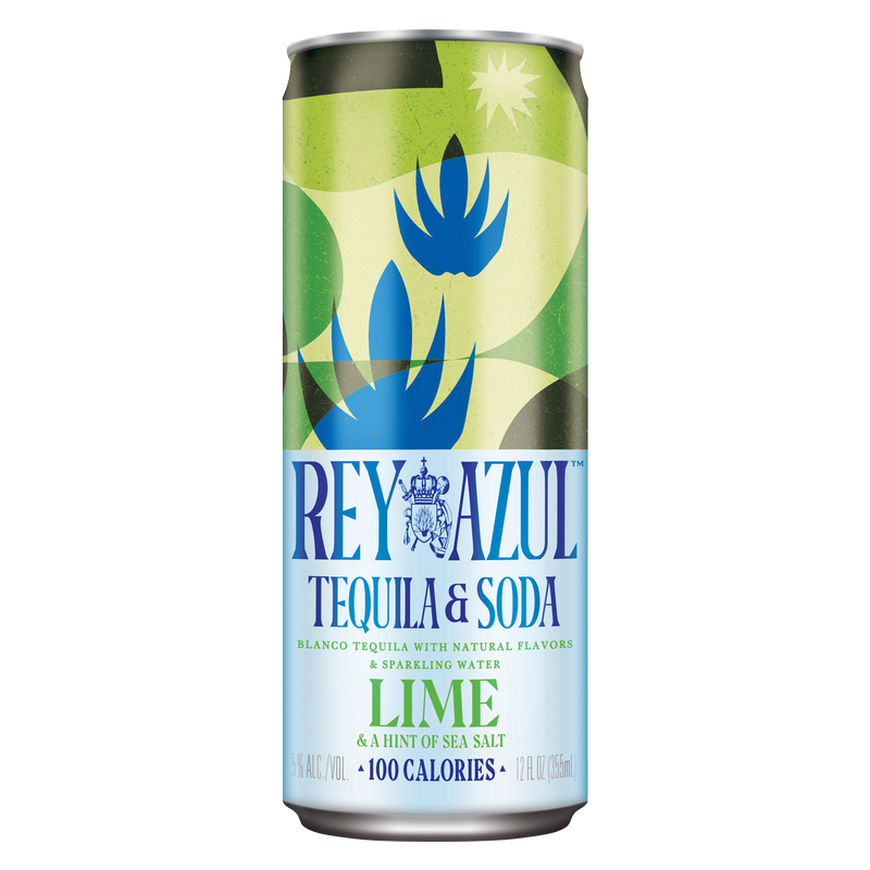 Rey Azul Tequila & Soda Variety Pack 8pk 12oz Can 5.0% ABV : Alcohol ...