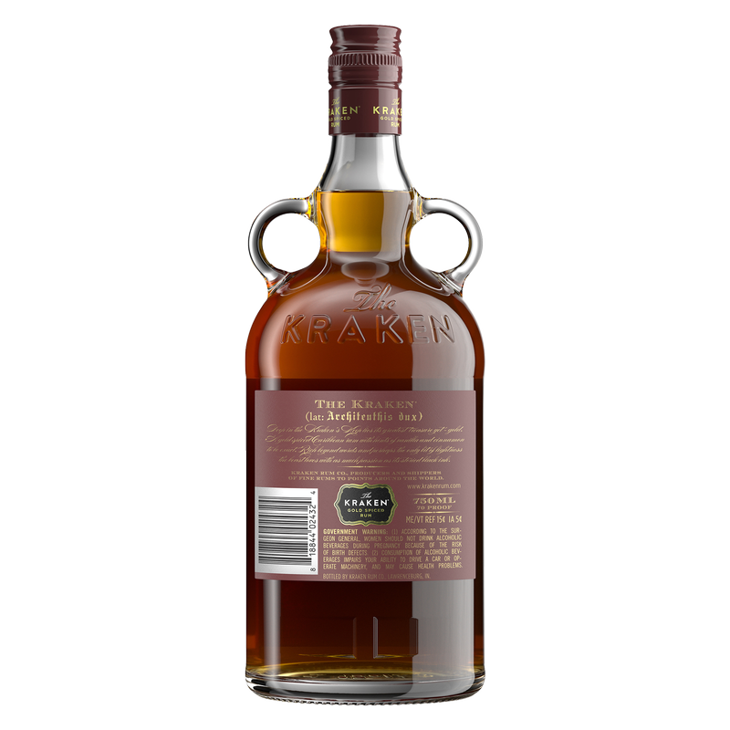Kraken Gold Spiced Rum 750ml (70 proof) : Alcohol fast delivery by App ...