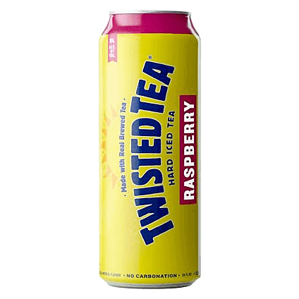 Twisted Tea Raspberry Single 24oz Can 5% ABV : Alcohol fast delivery by ...