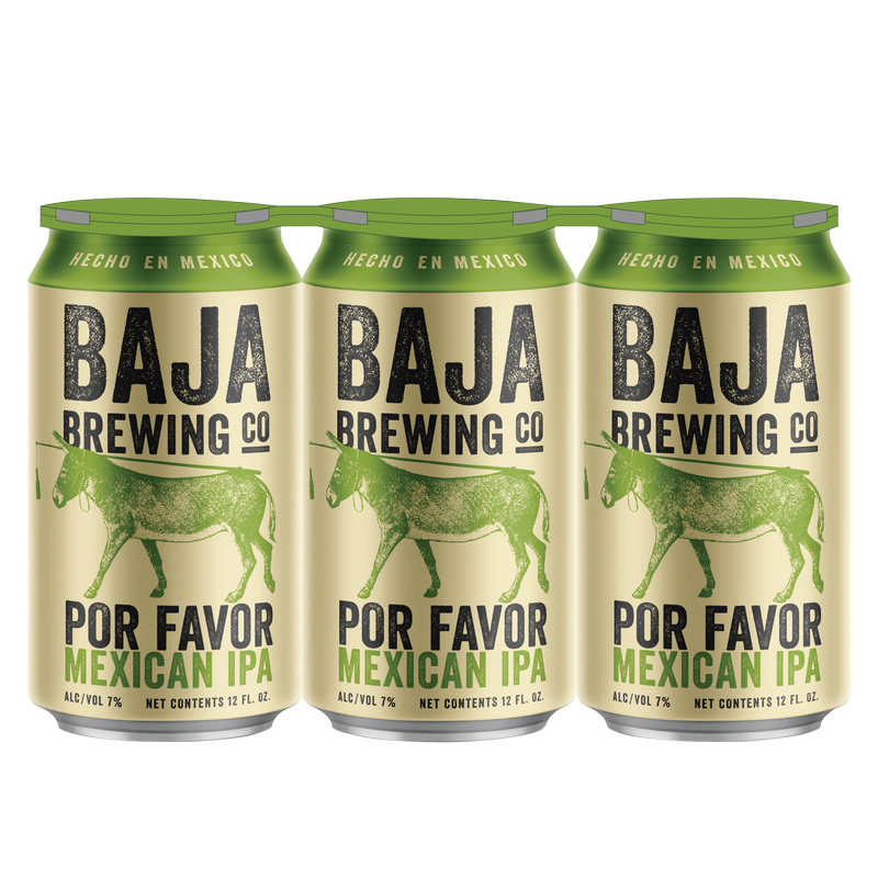 Baja Brewing Mexican IPA Por Favor 6pk 12oz Can : Alcohol fast delivery ...