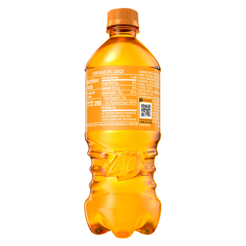 Mountain Dew Baja Mango Gem 20oz : Drinks fast delivery by App or Online