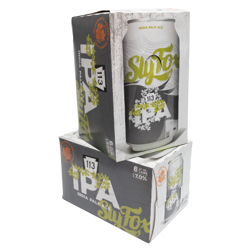 Sly Fox Rt. 113 IPA 6pk 12oz Can 7.0% ABV : Alcohol fast delivery by ...