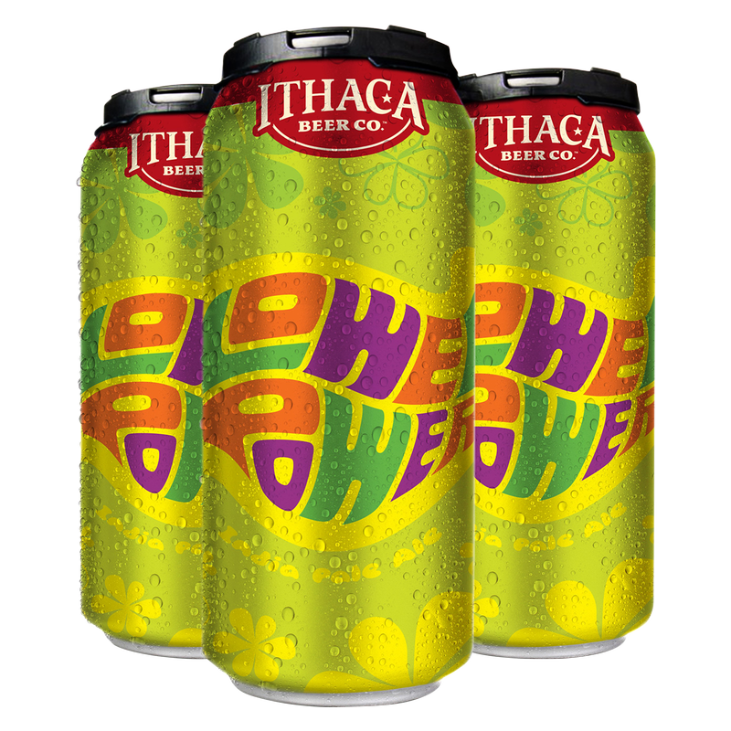 Ithaca Beer Company Flower Power IPA 4pk 16oz Can 7.2% ABV : Alcohol ...