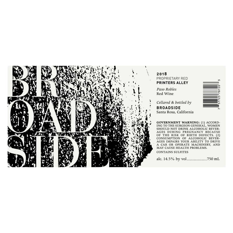 Broadside Prop Red 750ml : Alcohol fast delivery by App or Online