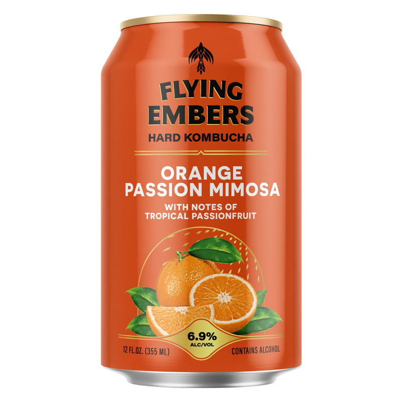 Flying Embers Variety Pack Hard Kombucha 12pk 12oz Can : Alcohol fast ...
