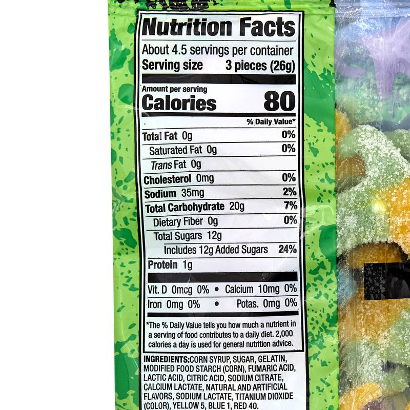 Trolli Sour Brite Sloths 4.25oz : Snacks fast delivery by App or Online