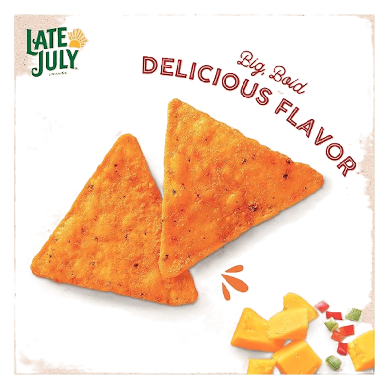Late July® Nacho Cheese Tortilla Chips 7.8oz : Snacks fast delivery by ...