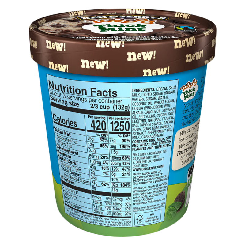 Ben & Jerry's Topped Thick Mint Ice Cream Pint : Ice Cream fast ... Ben & Jerry's Topped Thick Mint Ice Cream Pint : Ice Cream fast ...