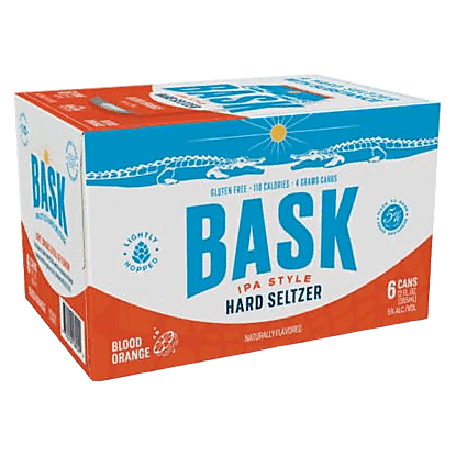 Bask IPA Style Seltzer Blood Orange 6pk 12oz Can : Alcohol fast ...