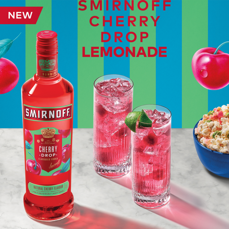 Smirnoff Cherry Drop Vodka, 70cl : Alcohol fast delivery by App or Online
