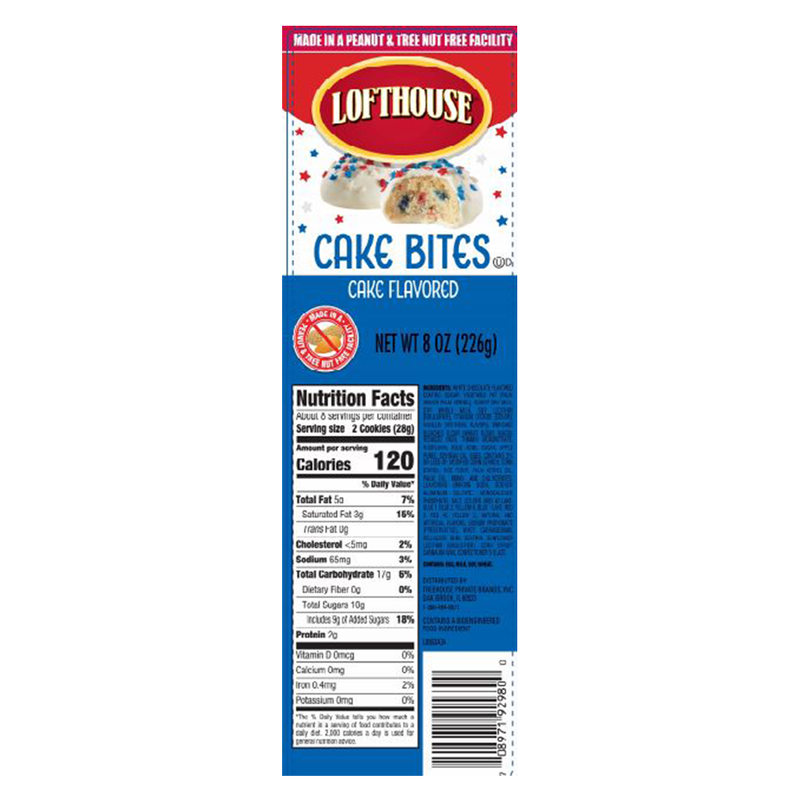 Lofthouse Patriotic Cake Bites 8oz : Snacks fast delivery by App or Online