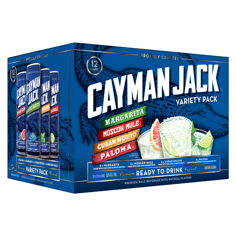 Cayman Jack Variety Pack (12Pkc 12 Oz) : Alcohol fast delivery by App ...