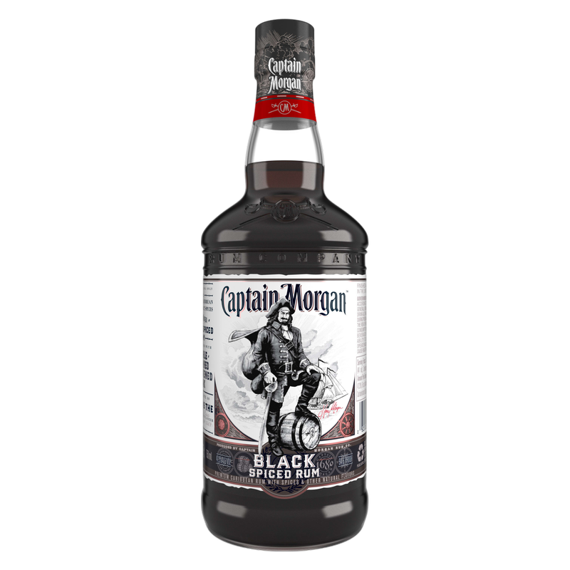 Captain Morgan Black Spiced Rum, 750 mL : Alcohol fast delivery by App ...