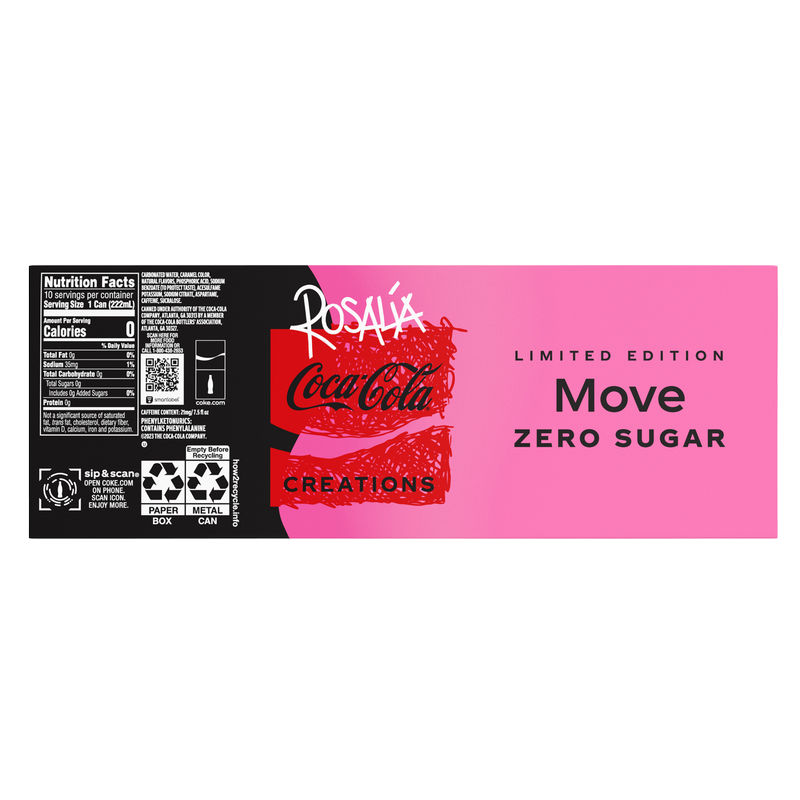 Coke Creations Zero Sugar Move 10pk 7.5oz Mini Can : Drinks fast ...