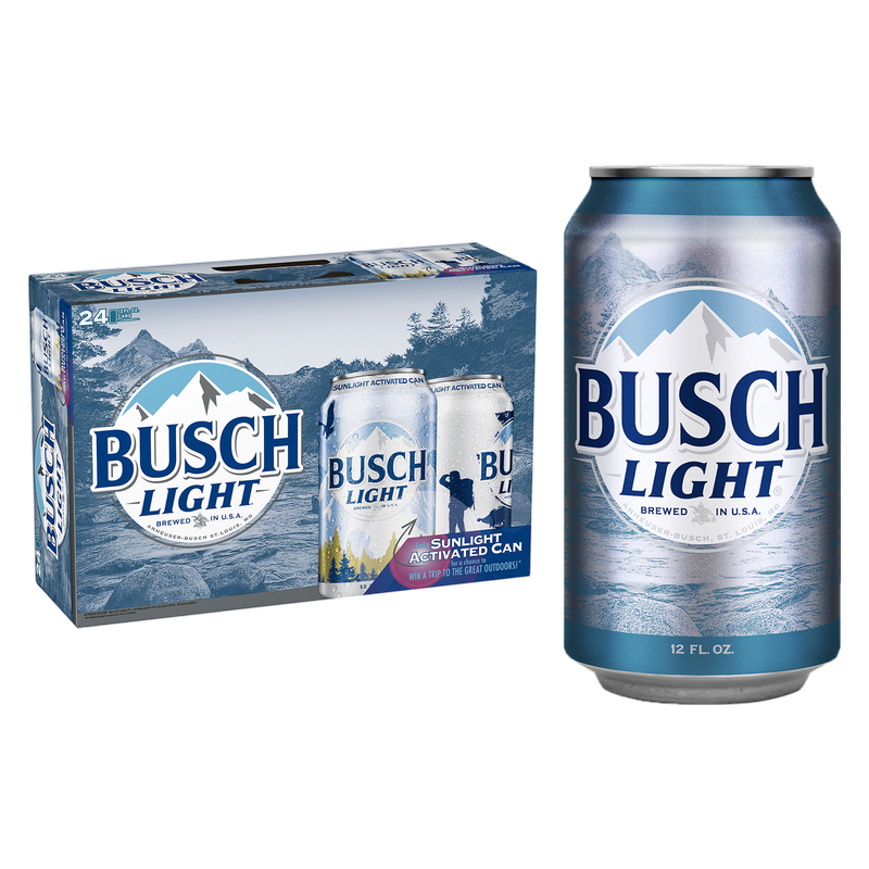 Busch Light 24pk 12oz Can 4.1% ABV : Alcohol fast delivery by App or Online