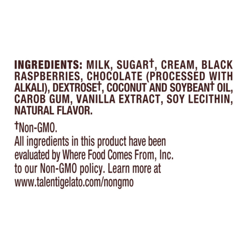 Talenti Black Raspberry Chocolate Chip Gelato Pint : Ice Cream fast ...