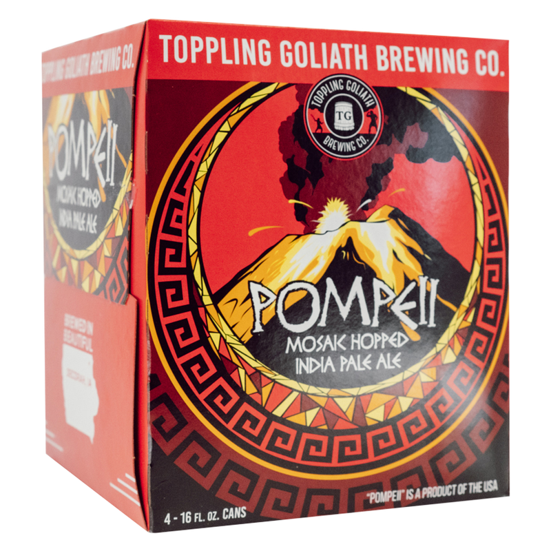 Toppling Goliath Pompeii IPA 4pk 16oz Can 6.2% ABV : Alcohol fast ...