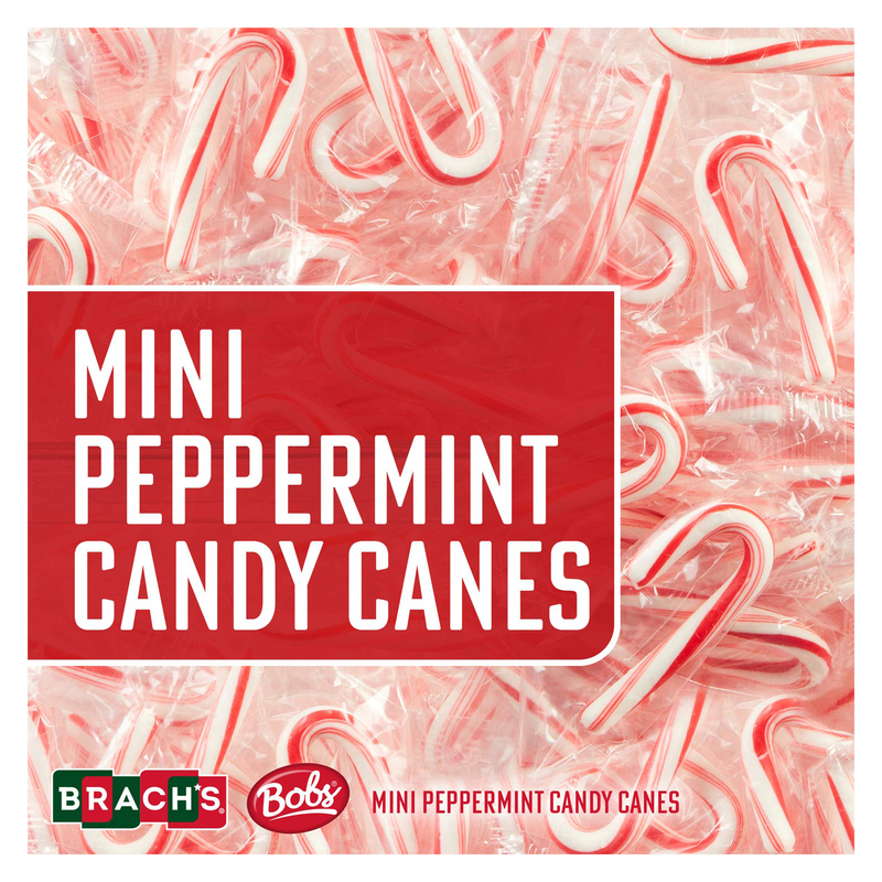 Brach's Bob's Mini Peppermint Candy Canes 35ct : Snacks fast delivery ...