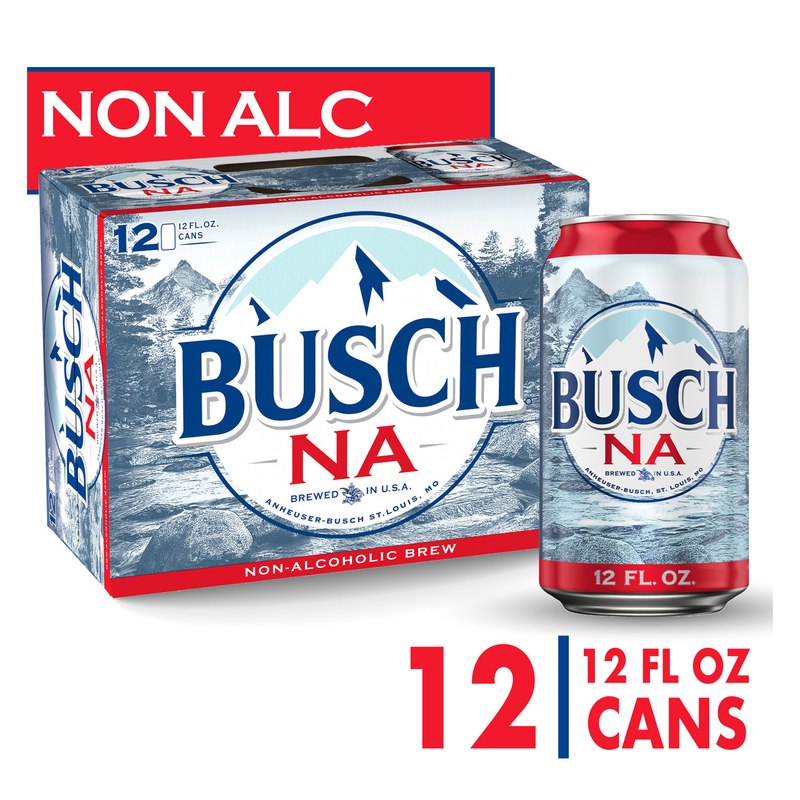 Busch Non Alc 12pk 12oz Can : Alcohol fast delivery by App or Online