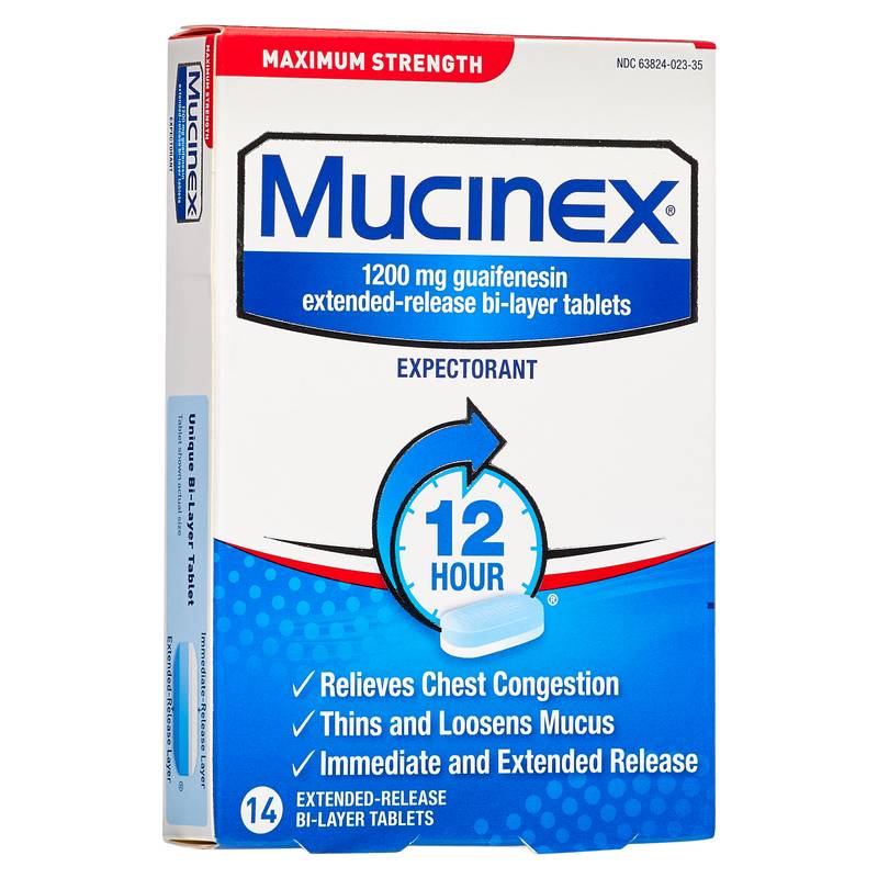 Mucinex SE Max Strength Extended Release Bi-Layer Tablets 14ct : Health ...