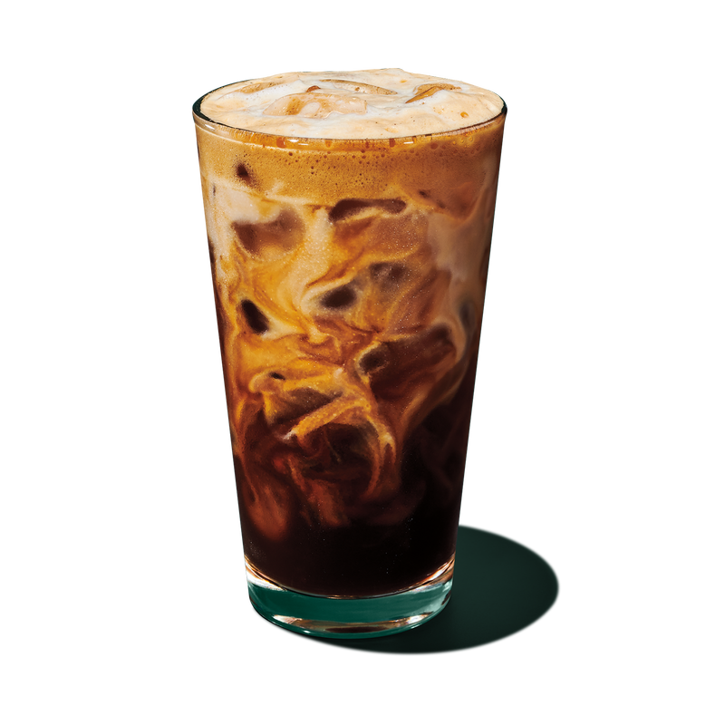 Iced Hazelnut Oatmilk Shaken Espresso : fast delivery by App or Online