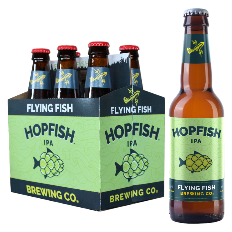 Flying Fish Hopfish IPA 6pk 12oz Btl 6.2% ABV : Alcohol fast delivery ...