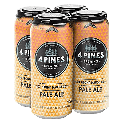 4 Pines Brewing Down Under Pale Ale 4pk 16oz Can : Alcohol fast ...