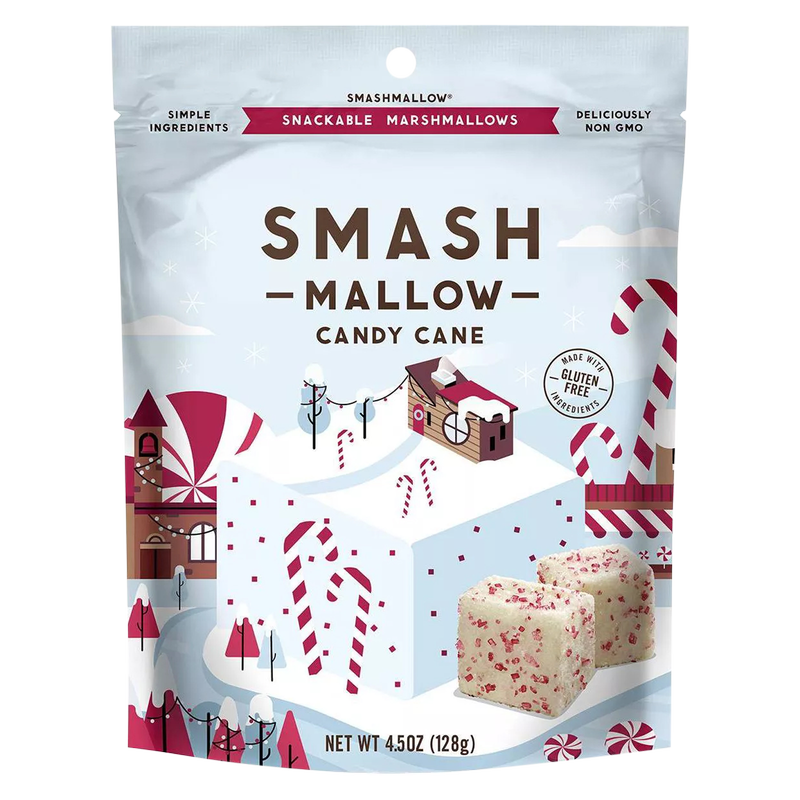 Smashmallow Candy Cane 4.5 oz : Snacks fast delivery by App or Online