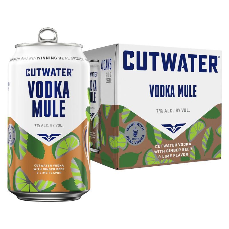 Cutwater Vodka Mule 4pk 12oz Can 7% ABV : Alcohol fast delivery by App ...