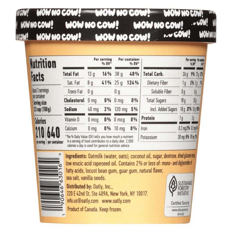 Oatly Non-Dairy Vanilla Ice Cream Pint : Ice Cream fast delivery by App ... Oatly Non-Dairy Vanilla Ice Cream Pint : Ice Cream fast delivery by App ...