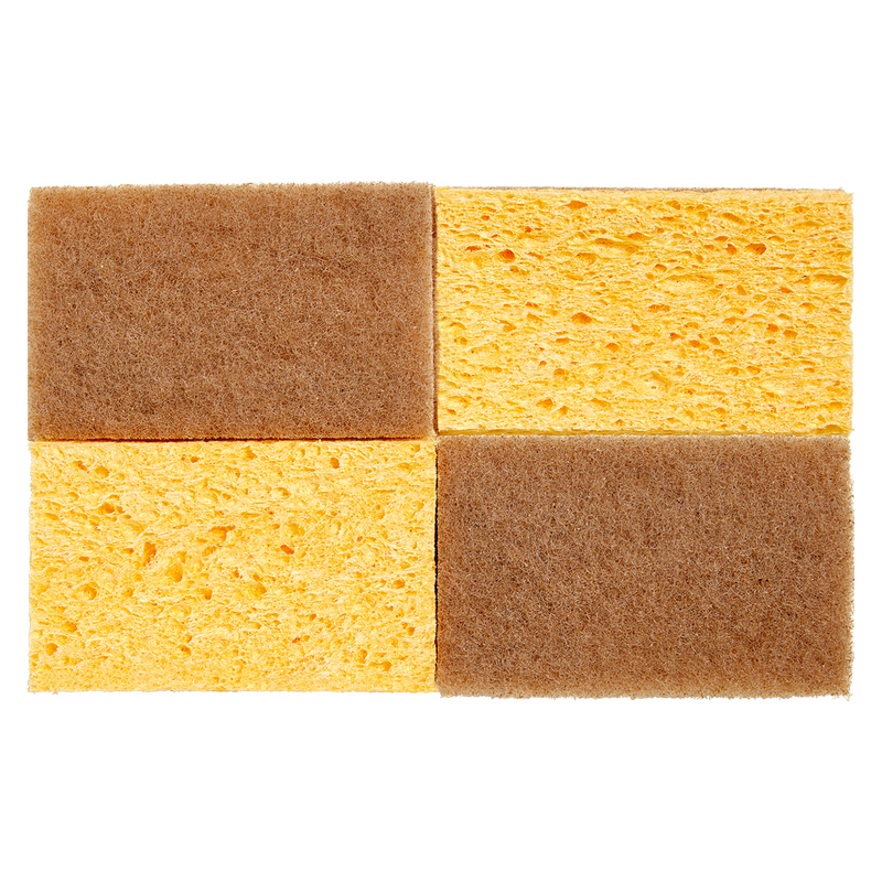 Public Goods Scrubber Sponge 4ct : Cleaning fast delivery by App or Online