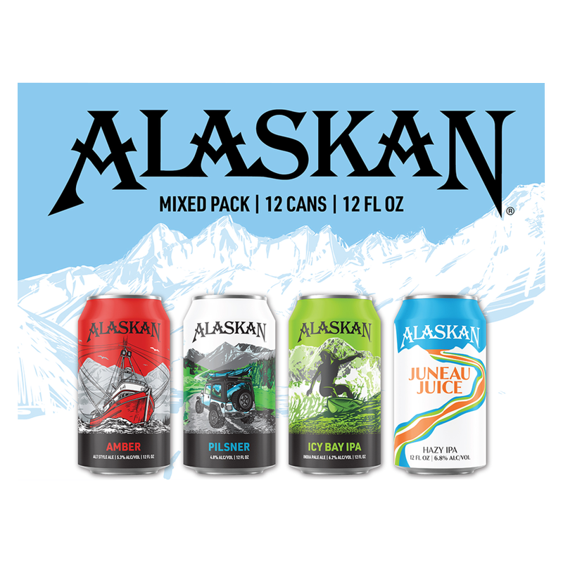 Alaskan Brewing Mixed Can Pack 12pk 12oz Can : Alcohol fast delivery by ...