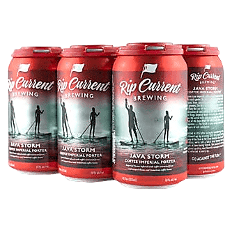 Rip Current Brewing Java Storm Coffee Porter 6pk 12oz Can : Alcohol fast delivery by App or Online