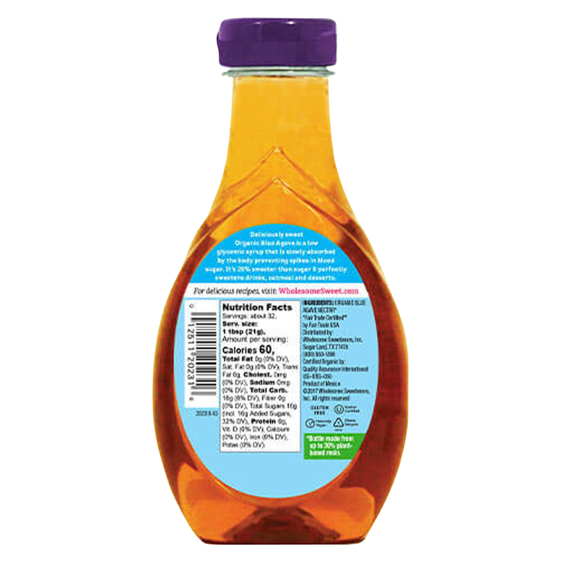 Wholesome Organic Blue Agave 23.5oz : Grocery fast delivery by App or ...
